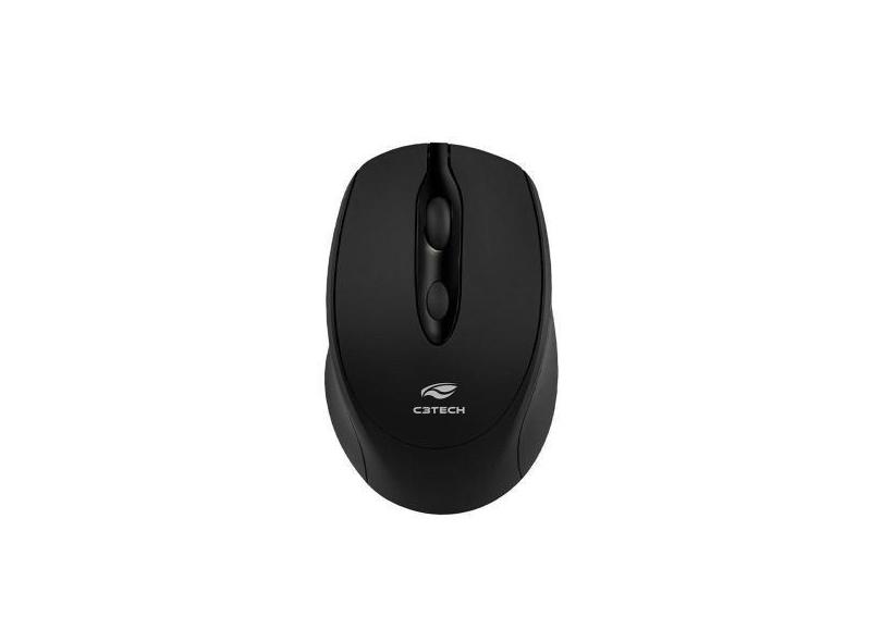 Mouse Sem Fio C3 Tech Recarregável Preto M-bt30bk - C3TECH com o Melhor ...