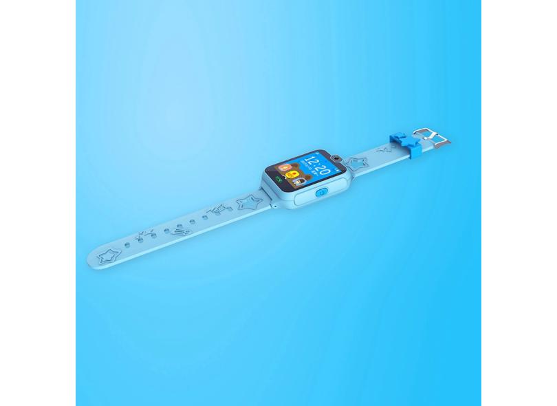 Relógio inteligente infantil W88 bebê com passômetro câmera e visor de ...