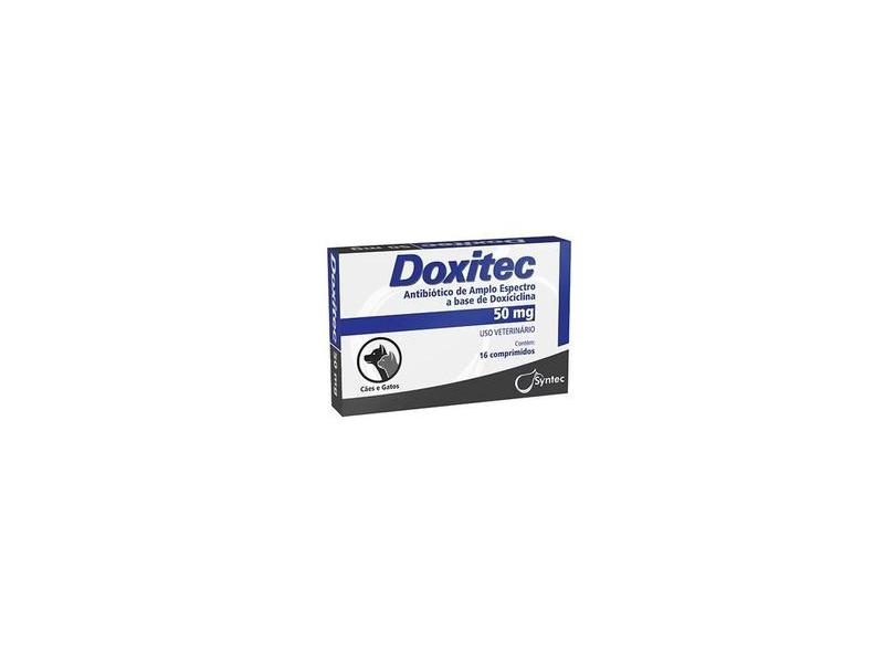 Antibiótico Doxitec Syntec 50mg - 16 comprimidos em Promoção é no Buscapé
