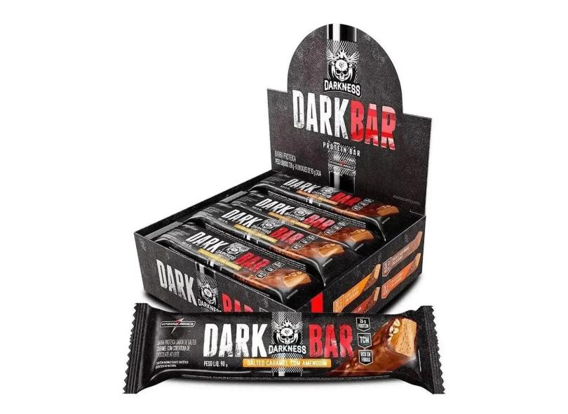 Dark Bar Whey 90G Caixa Com 8 Unid. Darkness Integralmédica Chocolate ...