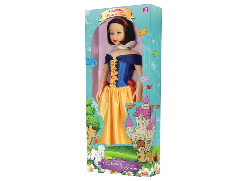 Boneca Stephany Branca de Neve Baby Brink com o Melhor Preço é no Zoom
