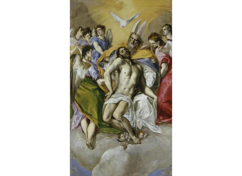 A Santa Trindade (1579) - El Greco - 50x86 - Tela Canvas Para Quadro ...