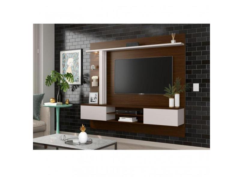 Painel Home Para Tv Até 60 Polegadas Com Led 2 Portas Basculante ...