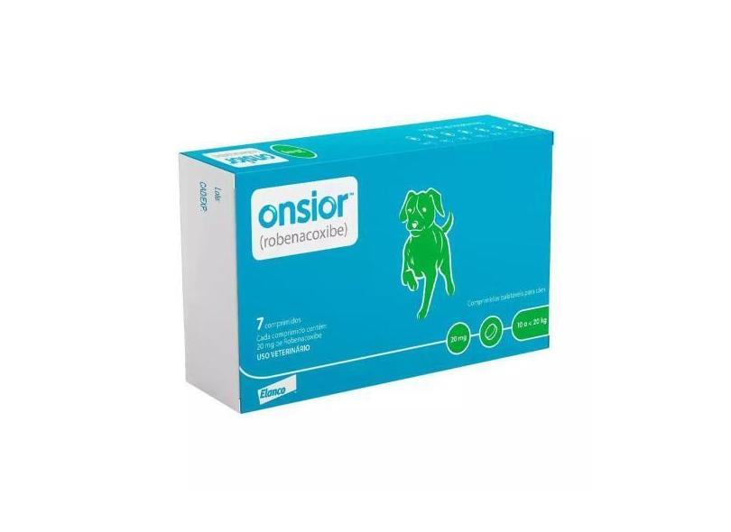 Onsior 20 Mg Anti-Inflamatório Para Cães 7 Comprimidos - Elanco com o ...
