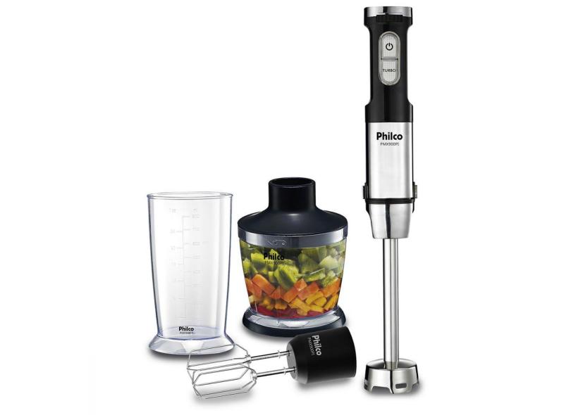 Mixer Philco com 02 Velocidade+Turbo, Capacidade de 0,8 Litros e ...