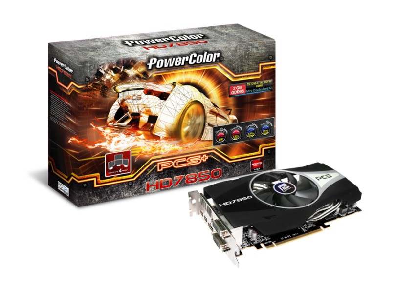 Placa de Video ATI Radeon HD 7850 2 GB DDR5 256 Bits PowerColor AX7850 ...