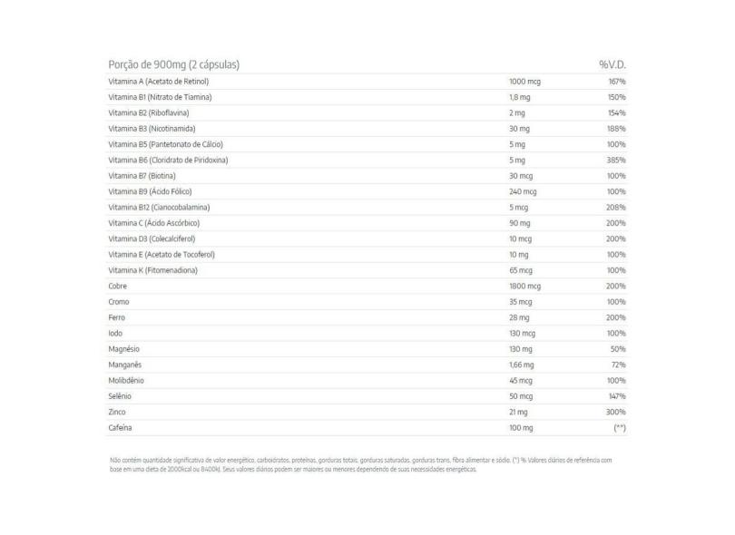 Polivitamínico Vitabond A-Z Memória - 5 un de 60 Cápsulas - Katigua com ...
