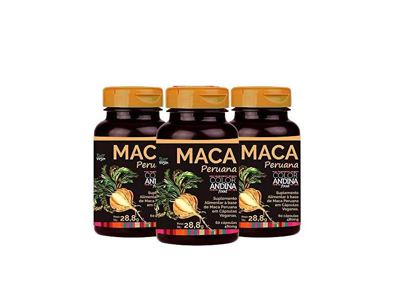Maca Peruana , Color Andina Food, Veg, 180 Caps com o Melhor Preço é no ...
