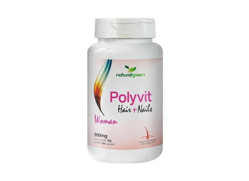 Polyvit Multivitaminico Biotina Cabelos E Unhas 60 Capsulas - Natsu Pr ...
