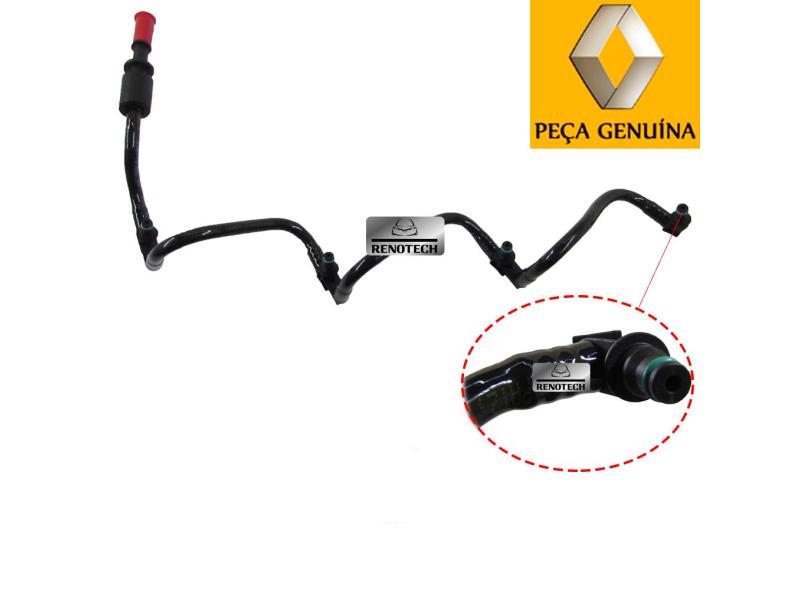 8200890122 - MANGUEIRA DE RETONO DA RAMPA DE INJEÇÃO - MOTOR 2.3 16V ...