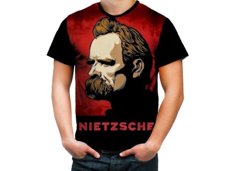 Camiseta Camisa Friedrich Nietzsche Filósofo Pensador Hd 05 em Promoção ...