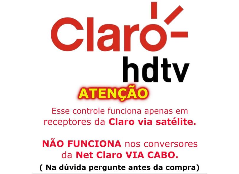 Controle Remoto Receptor ClaroTV HD Original Via Embratel com o Melhor ... Controle Remoto Receptor ClaroTV HD Original Via Embratel com o Melhor ...