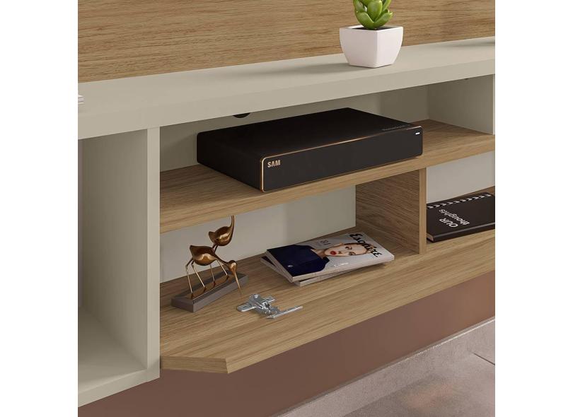 Painel De TV 55 Polegadas Caemmun Black 19 Buriti Off White em Promoção ...