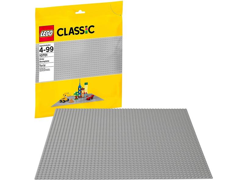 LEGO Classic Gray Baseplate 10701 Building Toy compatível com Building ...