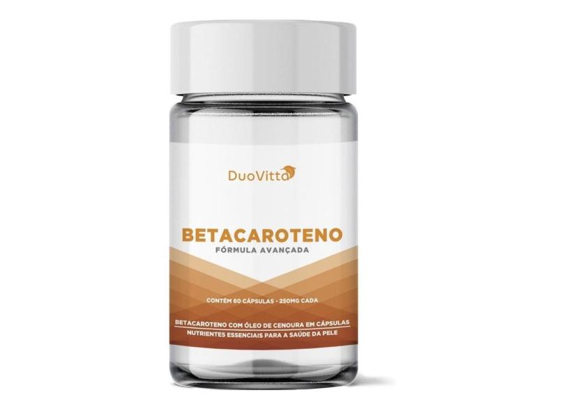 Betacaroteno 250Mg Premium Melanina - Duovitta - 60 Cápsulas com o ...