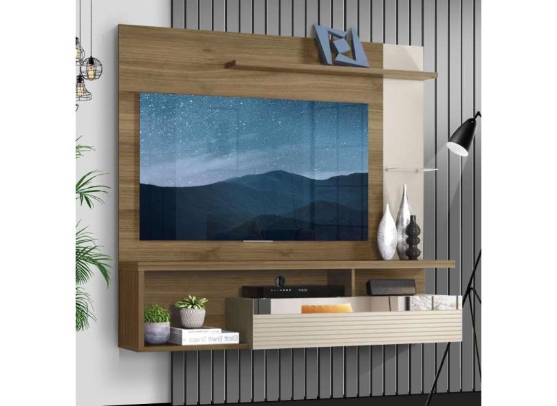 Painel Para Tv 60 Polegadas Avelã Off White com o Melhor Preço é no Zoom