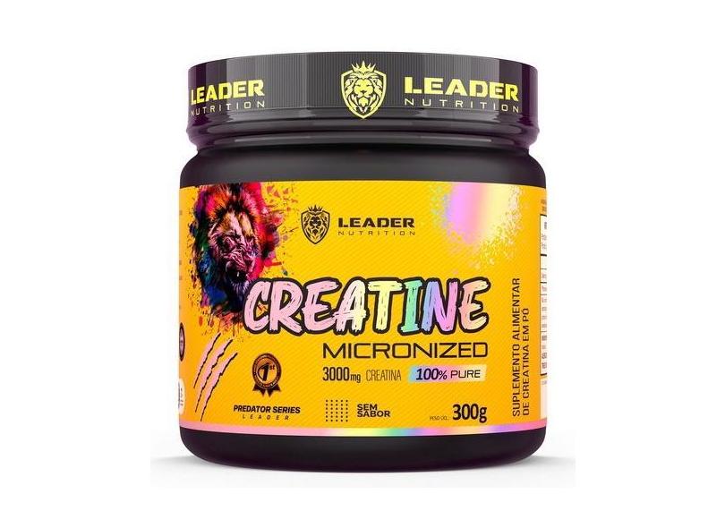 Creatine Micronized 100% Max Pure (300g) - Leader Nutrition com o ...