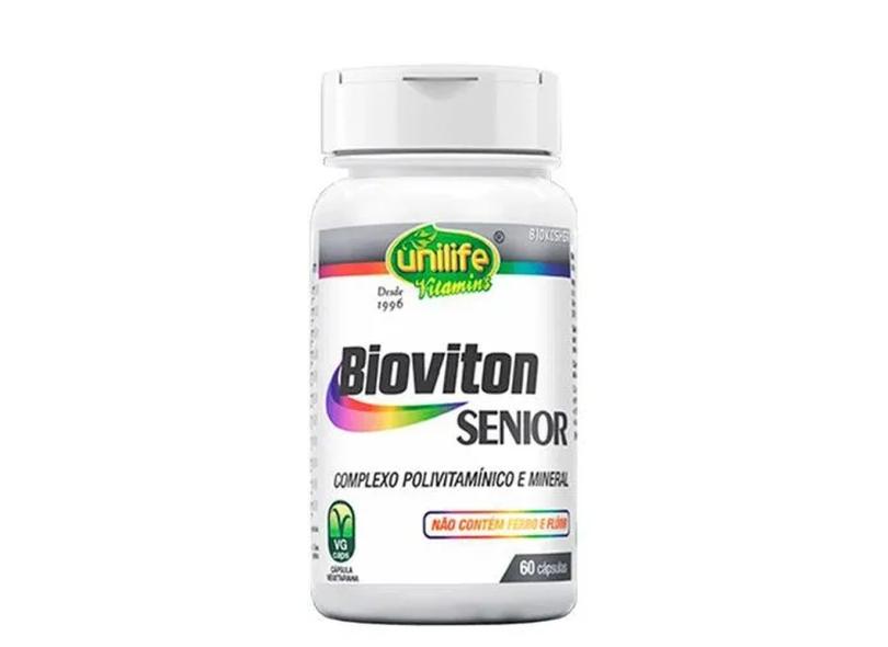 Bioviton Polivitamínico Senior Unilife contendo 60 cápsulas de 560mg ...