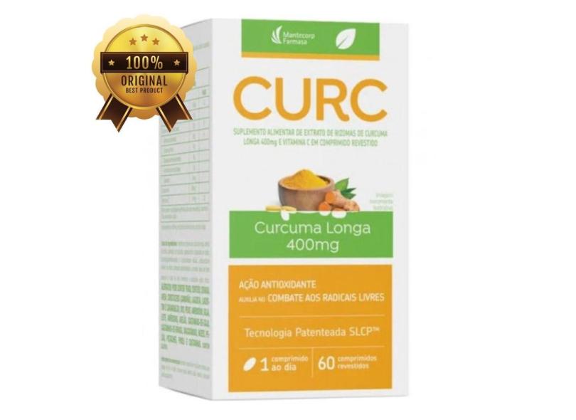 Curc Curcuma Longa 400Mg 60 Comprimidos Mantecorp Vitamina C com o ...