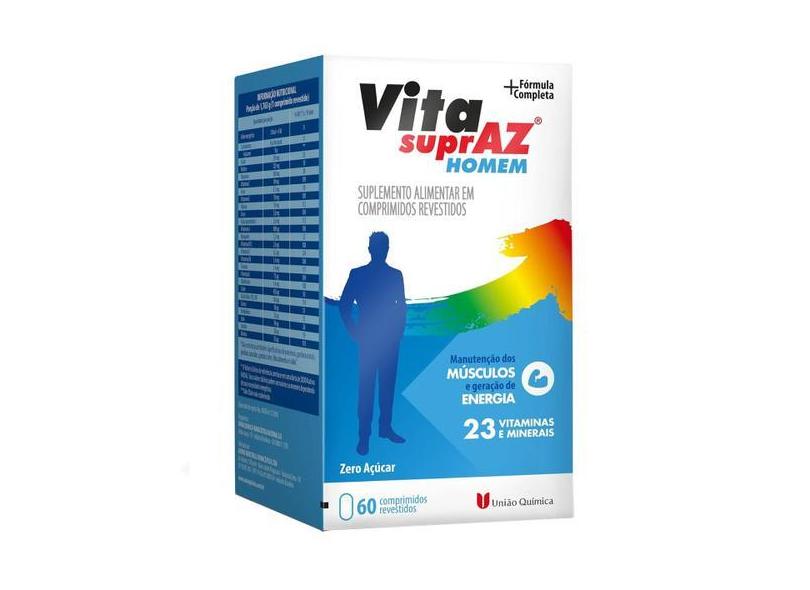 Vita Supraz Homem Suplemento Alimentar 60 Comprimidos - União Quimica ...