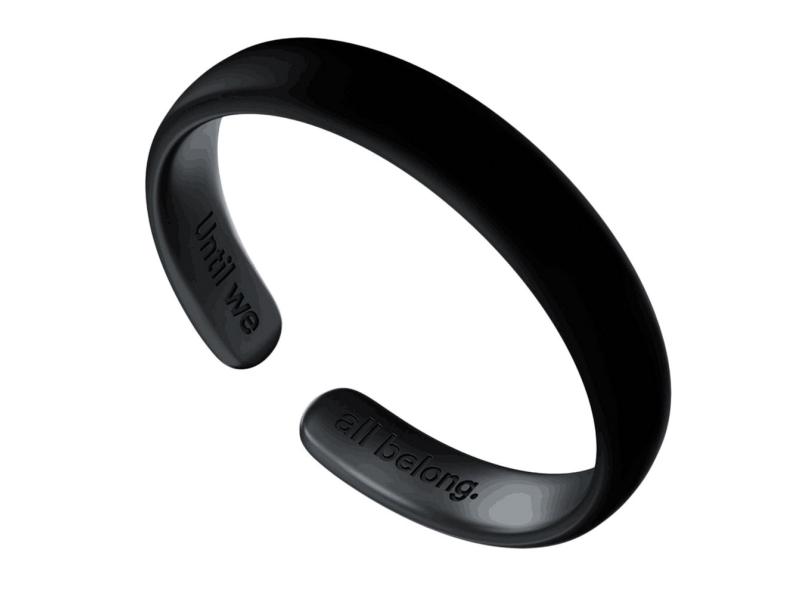 Total Black Letter Ring Cobre Incomplete Ring Marriage Equality Theme ...