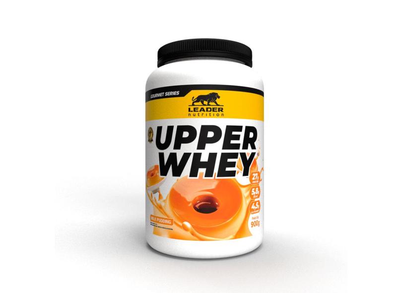 Whey Protein Upper Whey 900G Milk Pudding Leader Nutrition com o Melhor ...