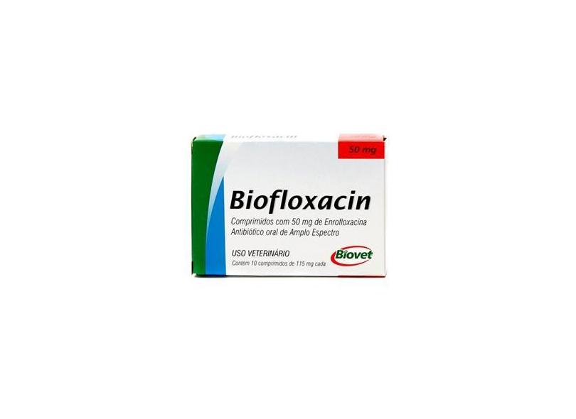 Biofloxacin 50 mg - 10 comprimidos com o Melhor Preço é no Zoom