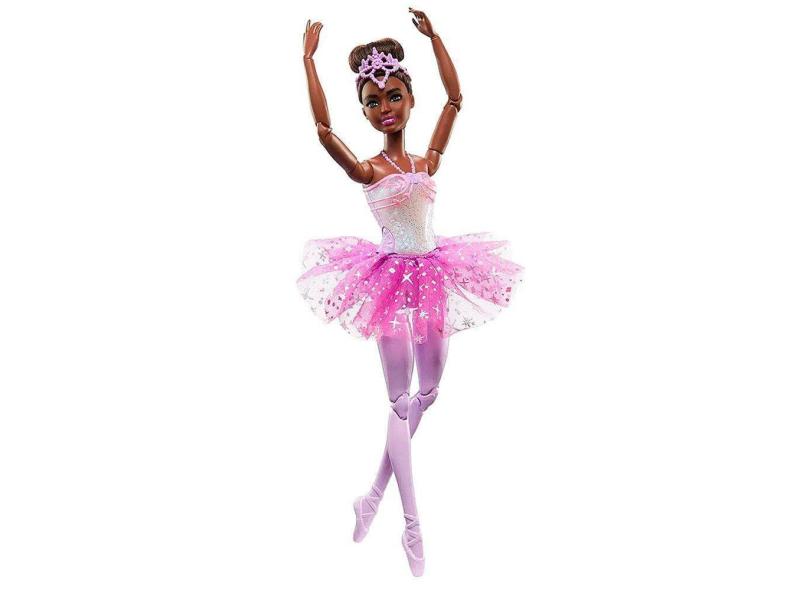 Boneca Barbie Dreamtopia Bailarina Show de Luzes Negra - HLC24 HLC26 ...