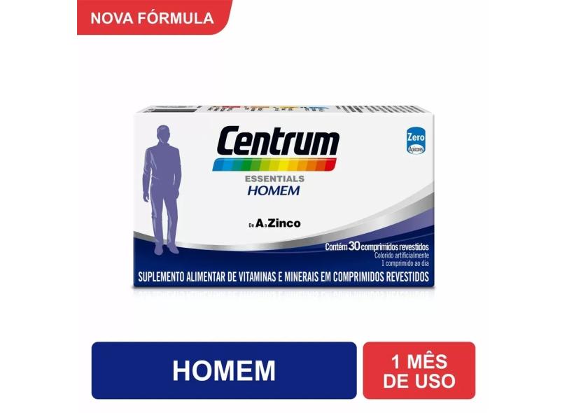 Centrum Homem Polivitamínico Centrum Essentials 30 Comprimidos ...