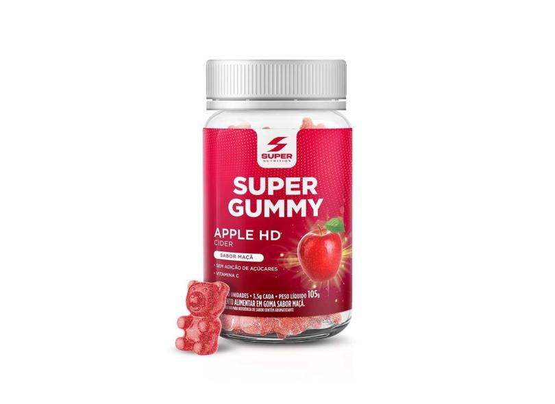 Super Gummy Apple HD 30 Gomas DESINCHÁ com o Melhor Preço é no Zoom