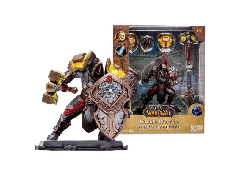 Boneco de ação McFarlane Toys World of Warcraft em escala 1:12 com o ... Boneco de ação McFarlane Toys World of Warcraft em escala 1:12 com o ...