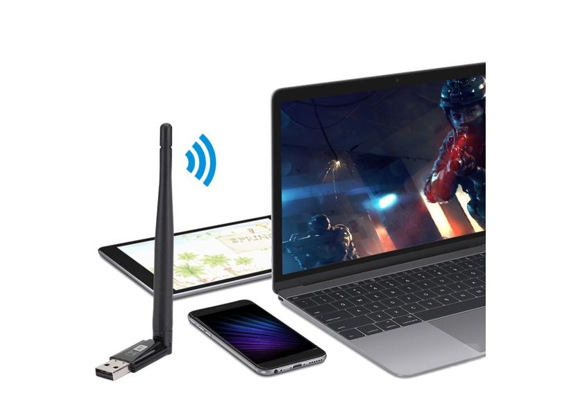 Placa de rede de banda dupla para adaptador Bluetooth usb, RTL8821CU ...