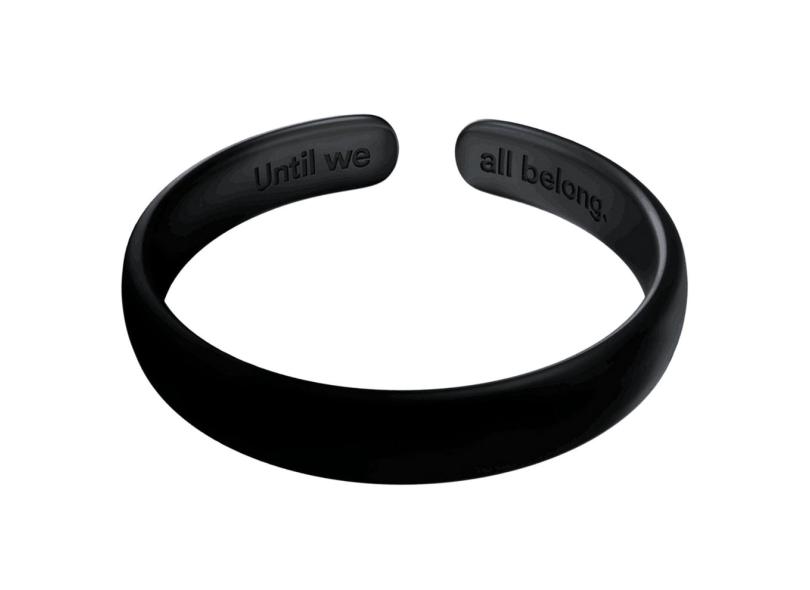 Total Black Letter Ring Cobre Incomplete Ring Marriage Equality Theme ...