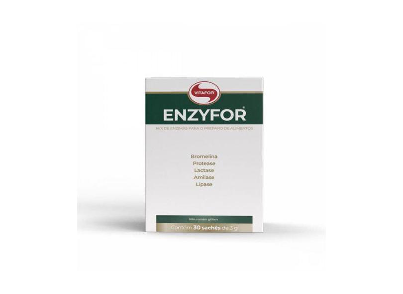 Enzyfor Vitafor Doses Mix De Enzimas Digestivas C/ 30 Saches com o ...
