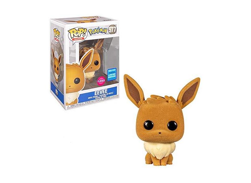 Eevee Flocked Limited Edition Pokemon - 577 - Funko Pop com o Melhor ...