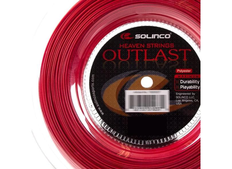 Corda Solinco Outlast 16L 1.25mm Rolo Com 200 Metros com o Melhor Preço ...