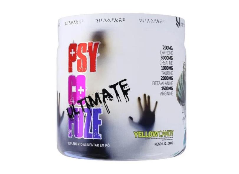 Pre Treino Psycofuze Ultimate Yellow Candy Sabor Frutas Amarelas 300G ...