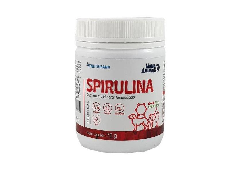 Nutrisana Spirulina 75g Suplemento Vitamínico Mundo Animal com o Melhor ...