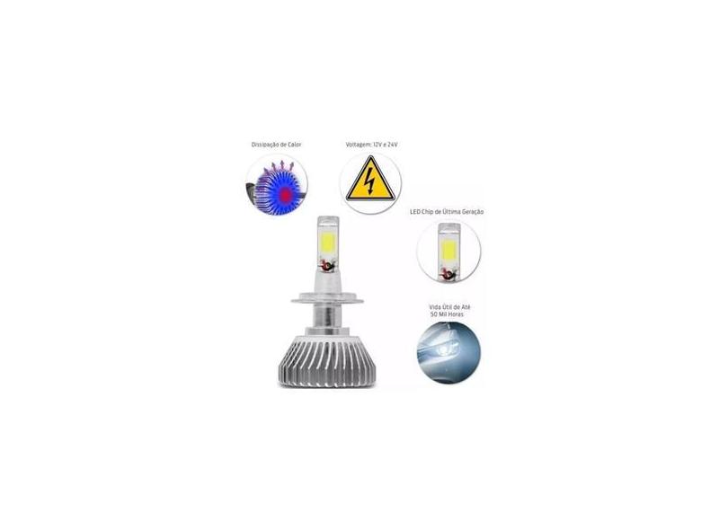 Kit Lâmpada Super Led 2D HB3 6000k Para Farol Alto VW Golf Mexicano 1992 A 1998 com o Melhor ...