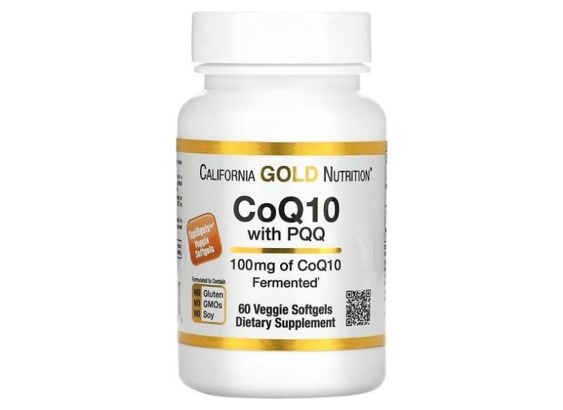 Coq 10 with pqq 100mg of CoQ10 60 Cápsulas California Gold Nutrition em ...