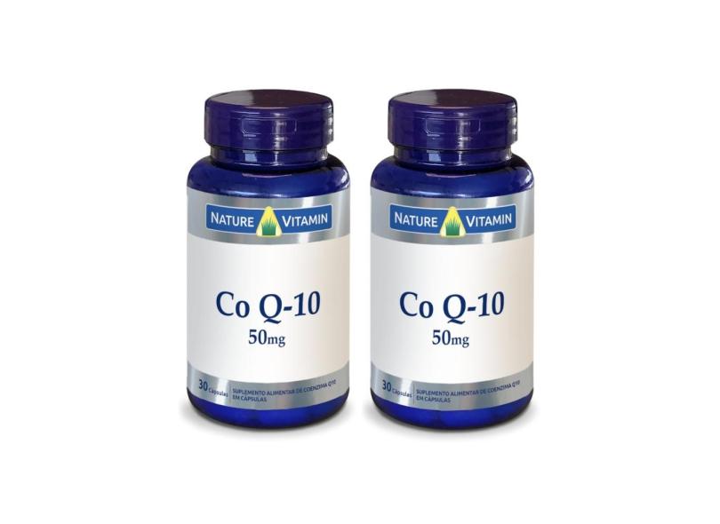 Co Q-10 50mcg - 30 Cáps - 2x - Nature Vitamin com o Melhor Preço é no Zoom