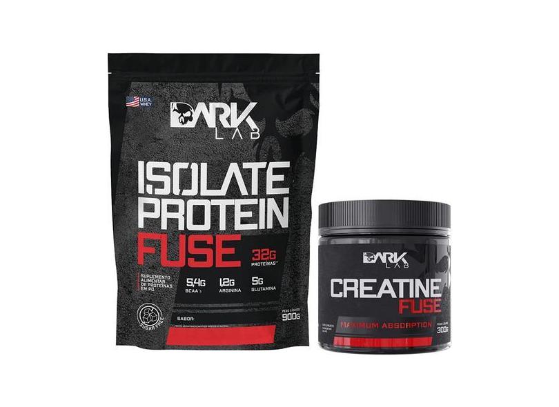 Kit Isolate Protein Fuse 900G + Creatina Fuse 300G Dark Lab com o ...