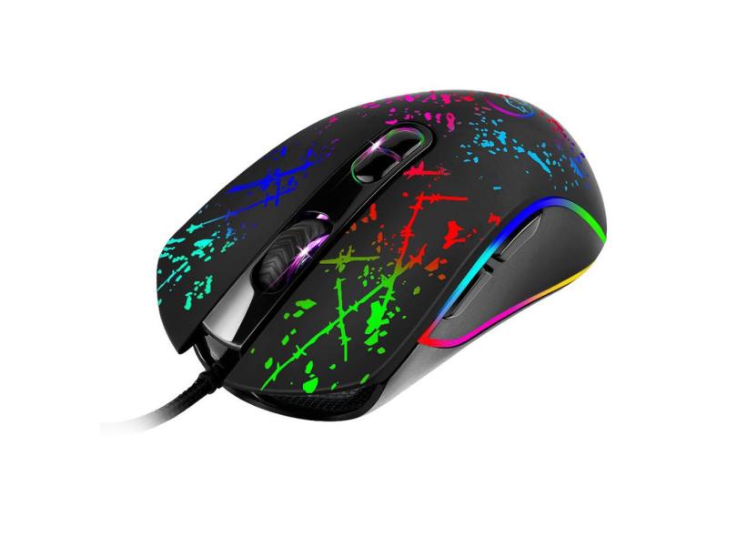 G828 Mecânico Com Fio Mouse Jogo Rgb Iluminação Optoelectronic Mouse ...