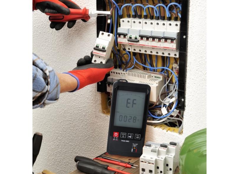 KM-DM06A Touching Smart 3.2 Multímetro Digital Capacímetro de Tensão em ...