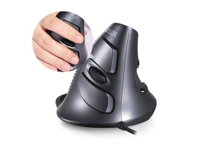 Mouse com Fio Ergonômico Vertical Mouse com dpi Ajustável, Descanso ...