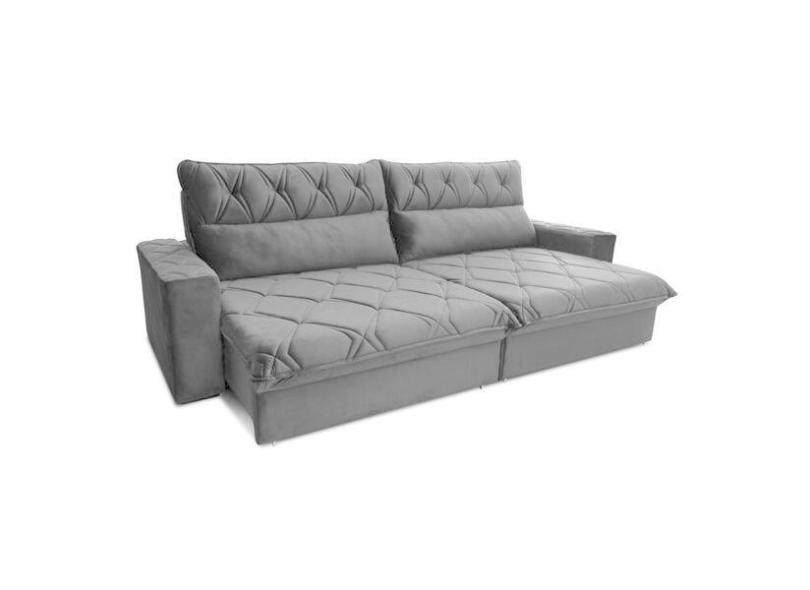Sof Estofado 3 Lugares Reclin vel E Retr til 230cm Multim ve em ...