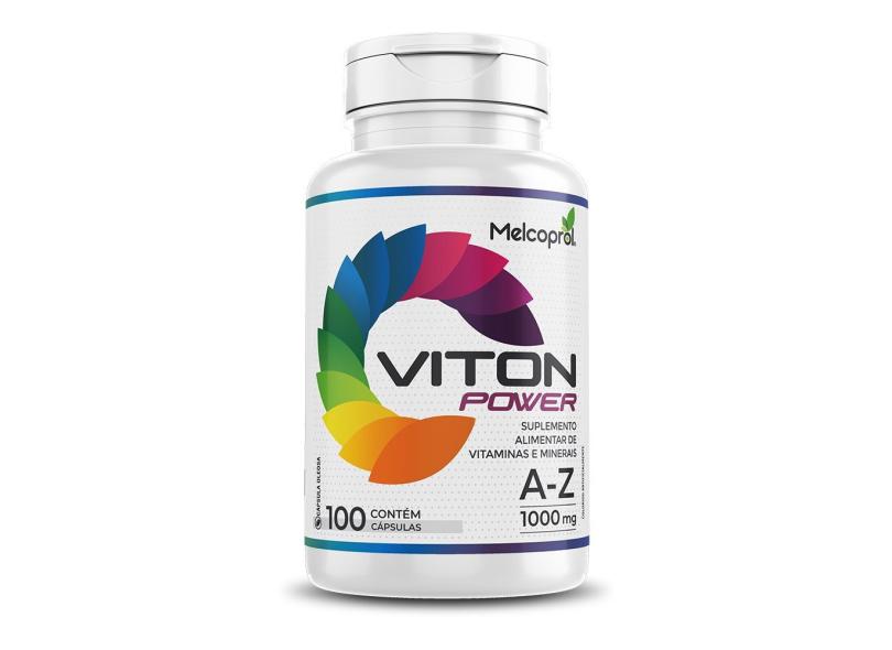 Suplemento Vitaminico A-Z Viton Power 100 cápsulas 1000mg com o Melhor ...