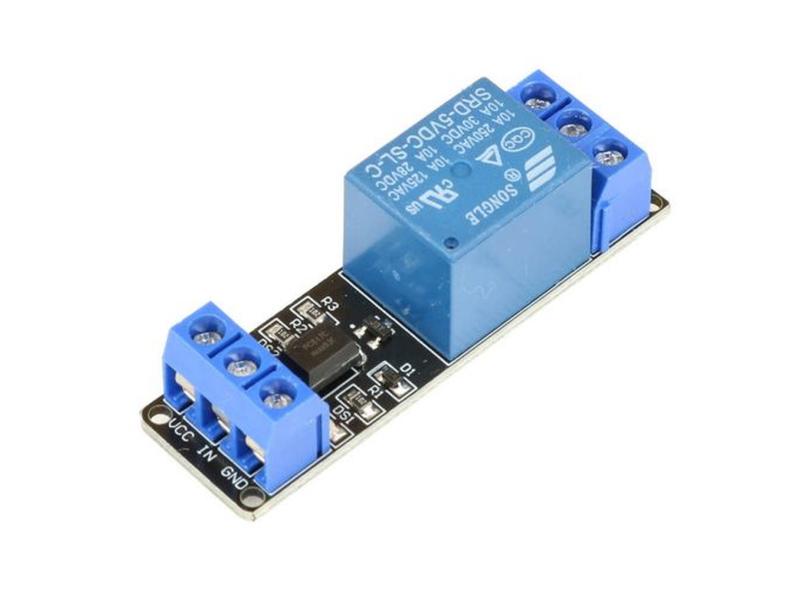 Módulo Relê 1 Canal 5v 10a 250v Com Led Para Arduino Esp8266 em ...