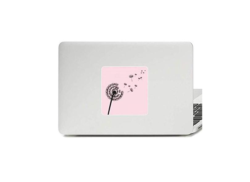 Adesivo de vinil para laptop com desenho de dente-de-leão para ...