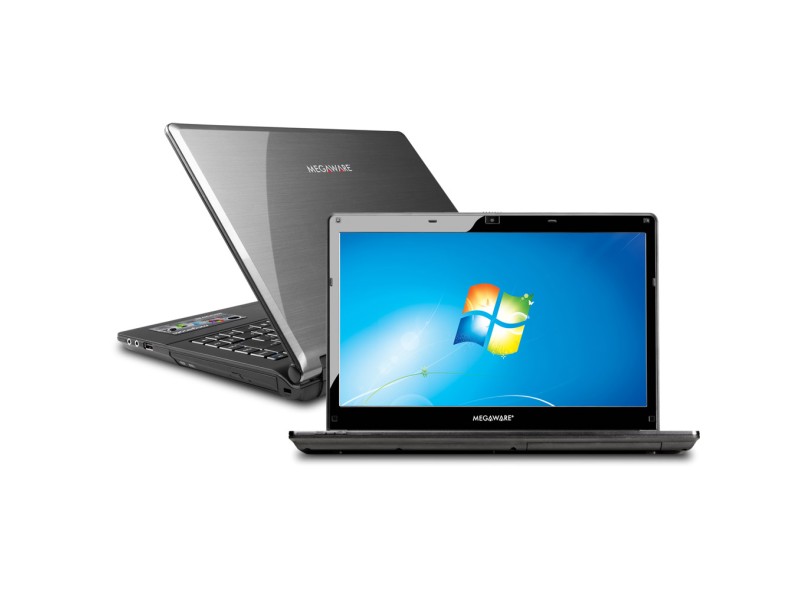 Notebook Megaware Intel Core 2 Duo T6600 4GB de RAM HD 320 GB LCD 14 ...
